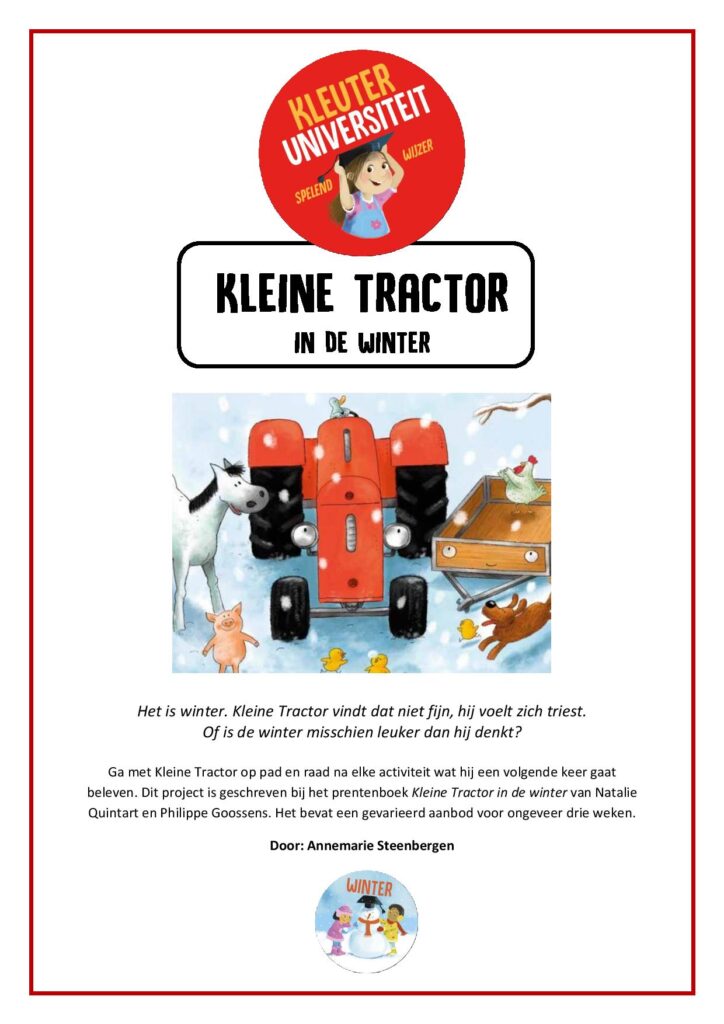 Kleine Tractor in de winter – Kleuteruniversiteit